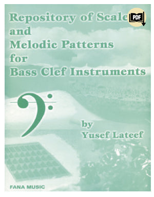 Repository of Scale and Melodic Patterns for Bass Clef Instruments